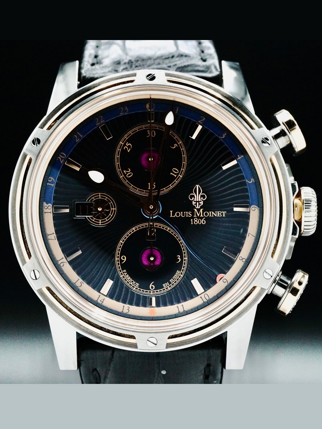 Louis Moinet LM.78.40.55 Geograph Limited Edition - Exquisite Timepieces