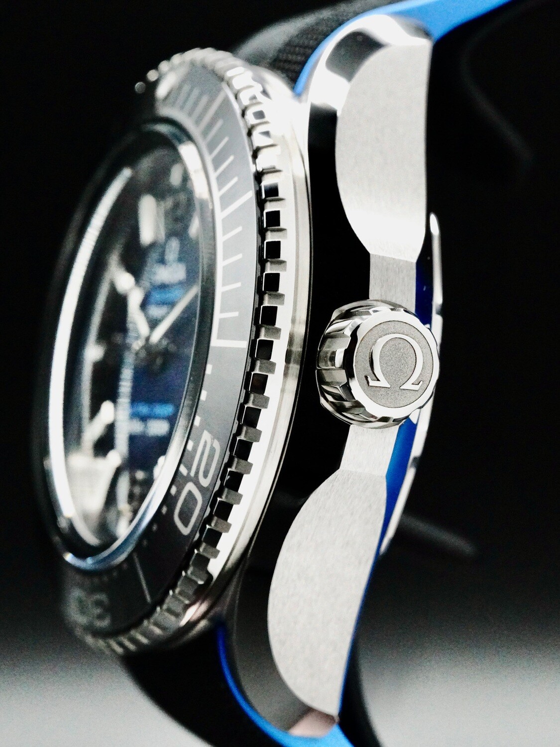 Omega 215.32.46.21.03.001 Seamaster Planet Ocean 6000m Ultra Deep Blue ...