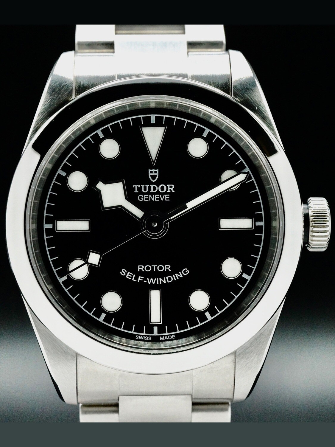 Tudor 79580-0001 Heritage Black Bay Stainless Steel Automatic Black ...