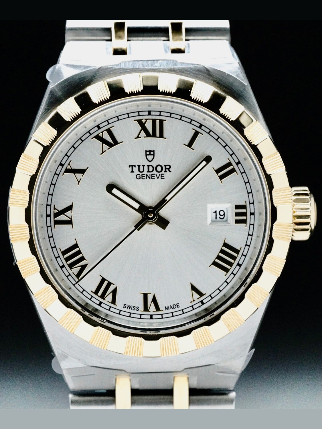 Tudor 28303-0001 Steel Case Yellow gold bezel - Exquisite Timepieces