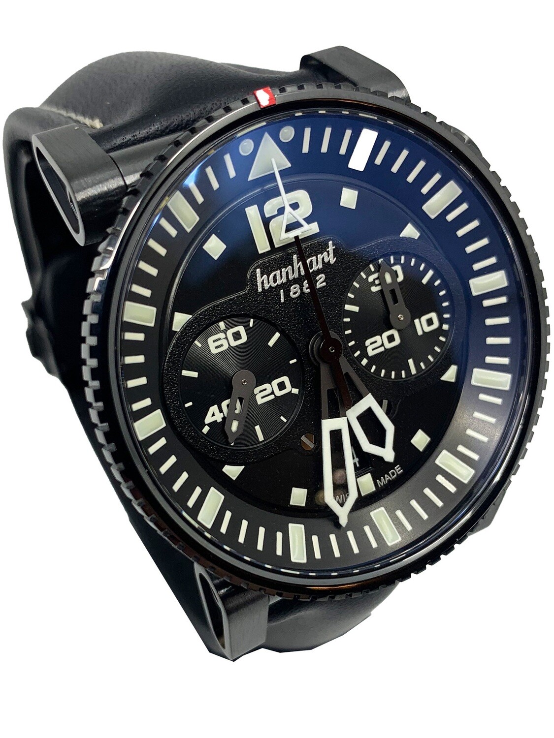 Hanhart Primus Pilot Dark HPP09.5 - Exquisite Timepieces