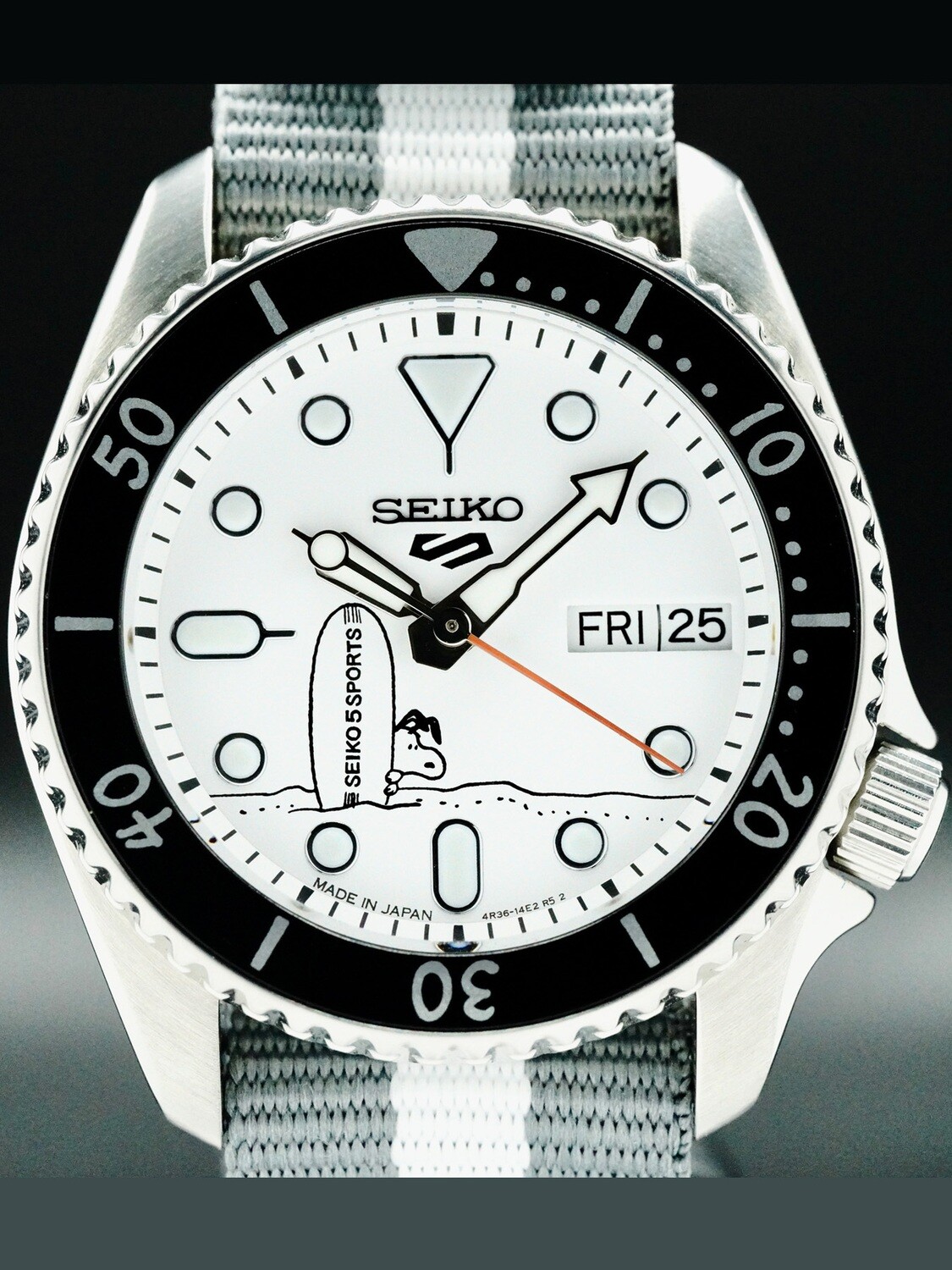 Seiko SRPK25 5 Sports 55th Anniversary PEANUTS Limited Edition ...