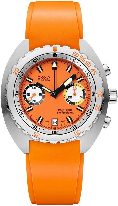 DOXA Sub 200 T.Graph Professional 805.10.351.21 on Strap - Exquisite ...