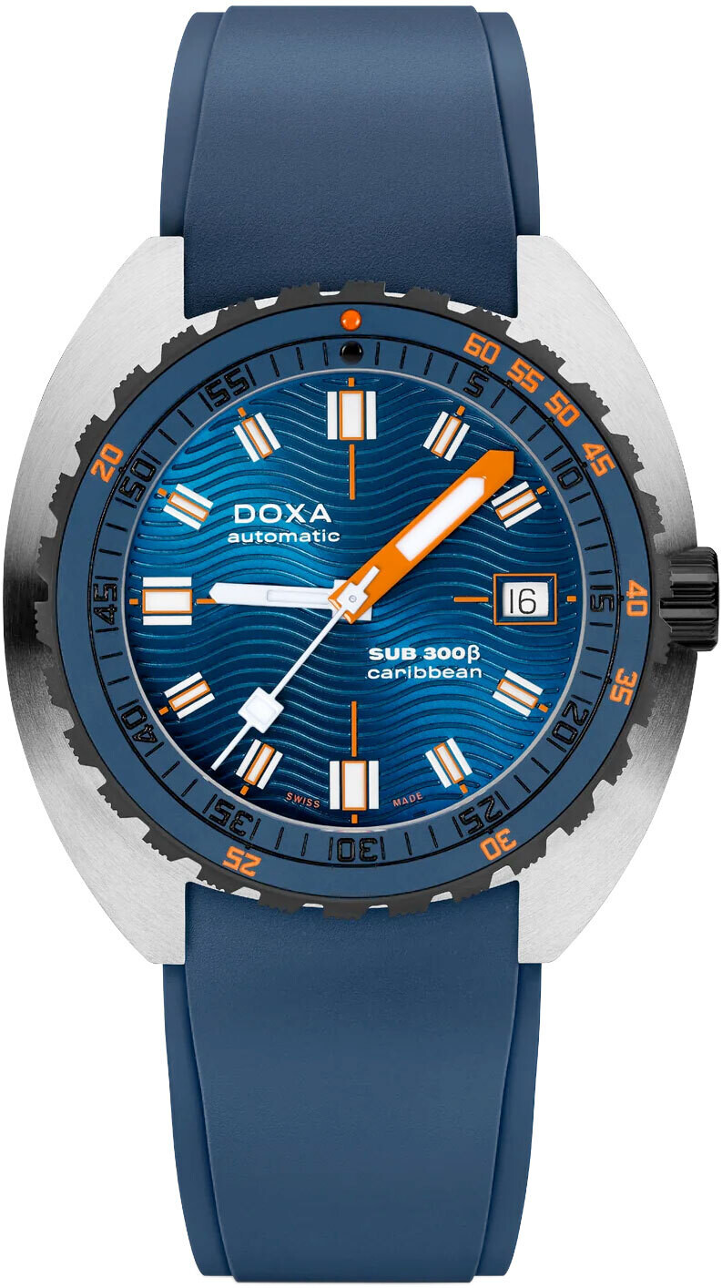 DOXA Sub 300β Caribbean 830.10.201.32 on Strap - Exquisite Timepieces