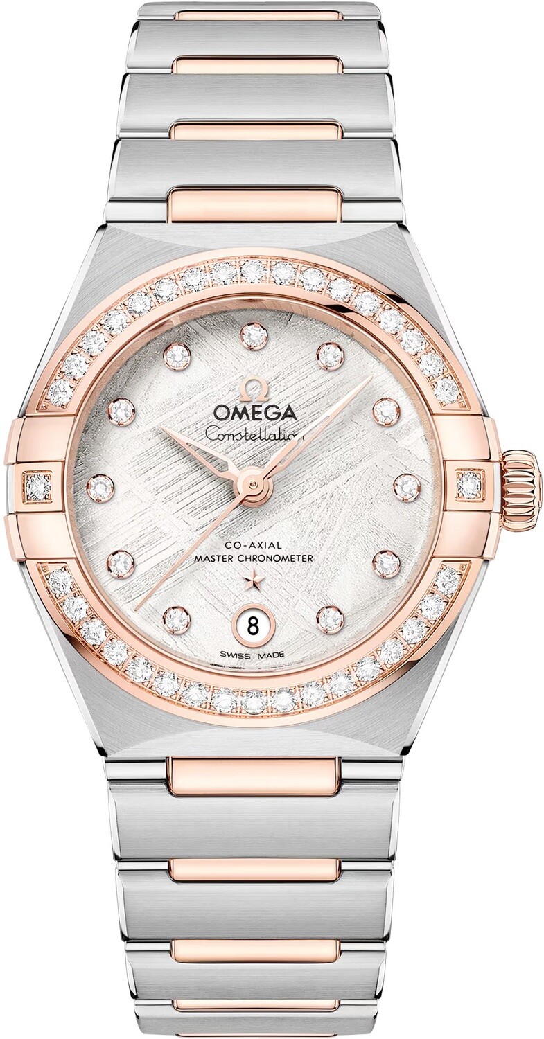 Omega 131.25.29.20.99.001 Constellation Steel & Gold Meteorite Dial ...