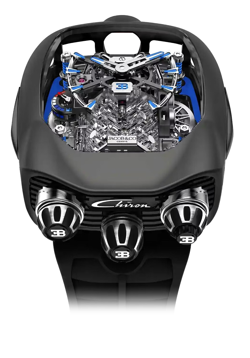 Jacob & Co. Bugatti Chiron Tourbillon Titanium Anthracite - Exquisite ...
