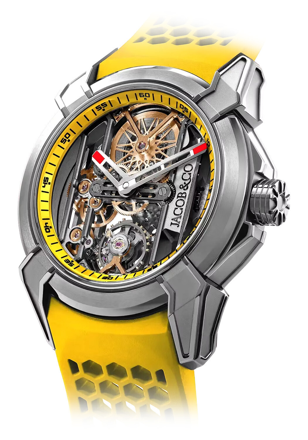 Jacob & Co. Epic X Skeleton Yellow - Exquisite Timepieces