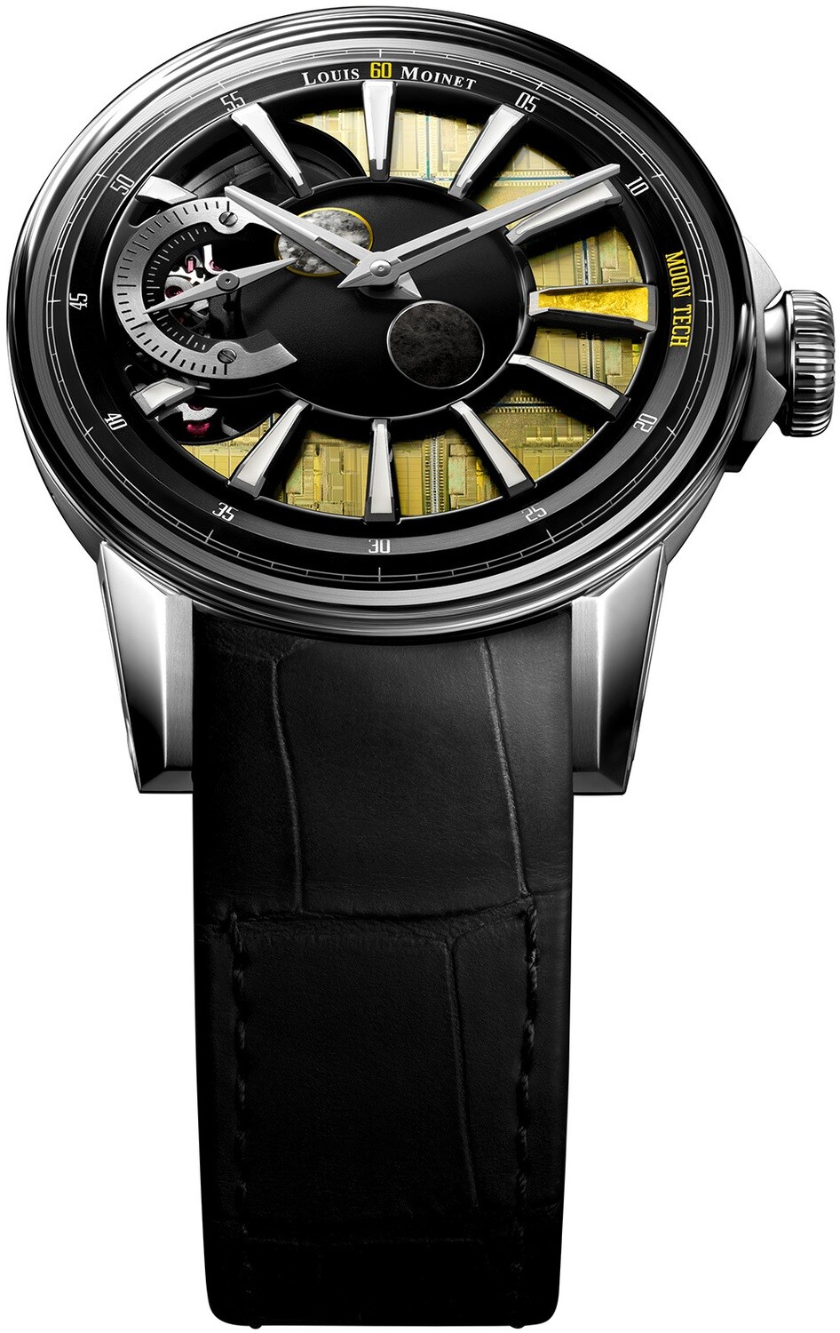 Louis Moinet LM-111.20.01 Tech Moon Limited Edition - Exquisite Timepieces