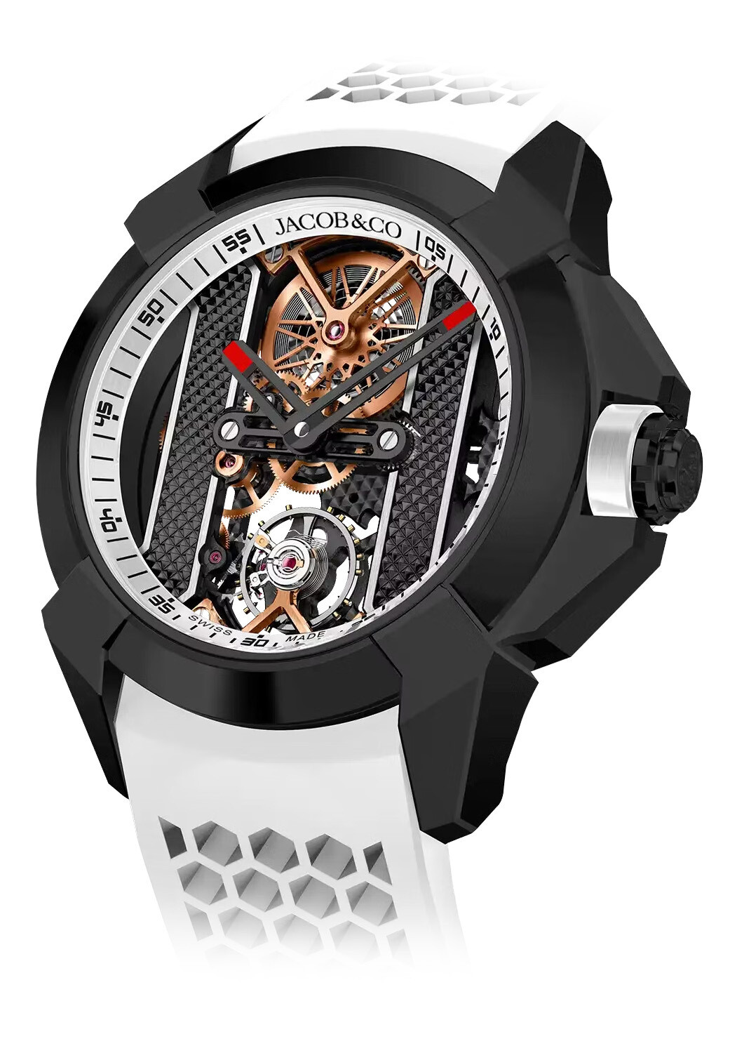 Jacob & Co. Epic X Bridges Black White - Exquisite Timepieces