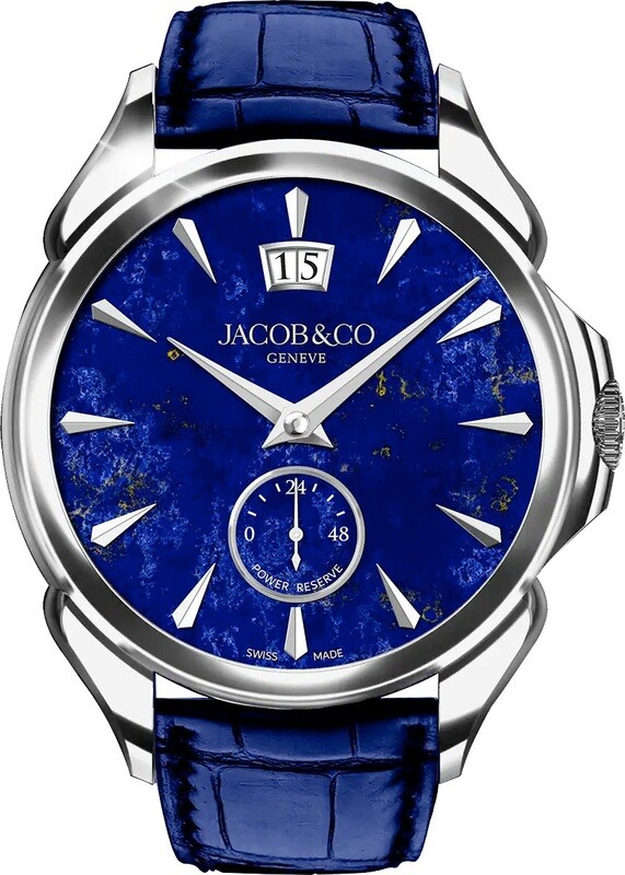 Jacob & Co. Palatial Classic Blue on Strap - Exquisite Timepieces