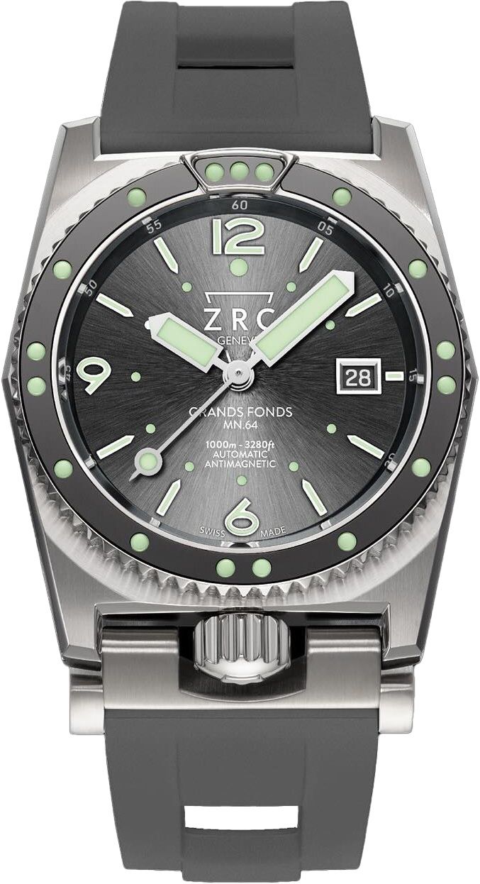 ZRC GF42103 Ruthenium FN64 New Edition on Strap - Exquisite Timepieces