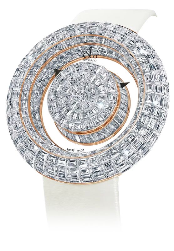Jacob & Co. Brilliant Mystery Diamonds Rose Gold on Strap 44mm ...