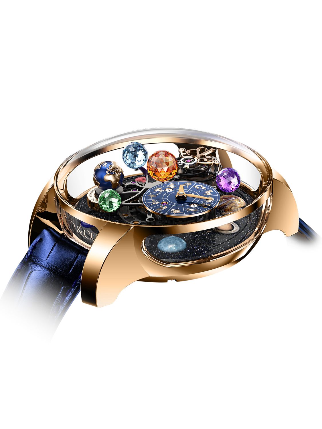 Jacob & Co. Astronomia Solar Zodiac Rose Gold Planets Zodiac ...