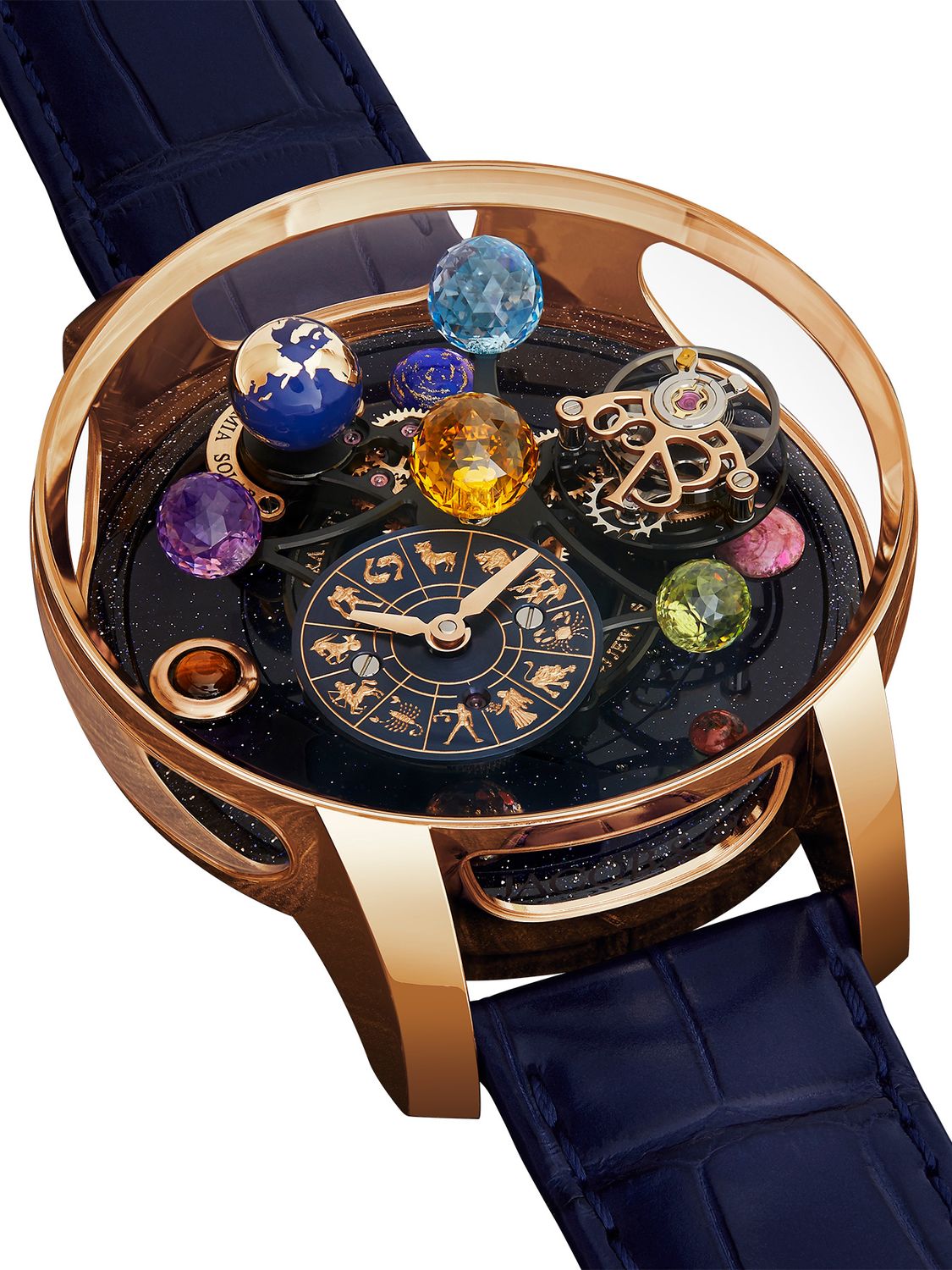 Jacob & Co. Astronomia Solar Zodiac Rose Gold Planets Zodiac ...