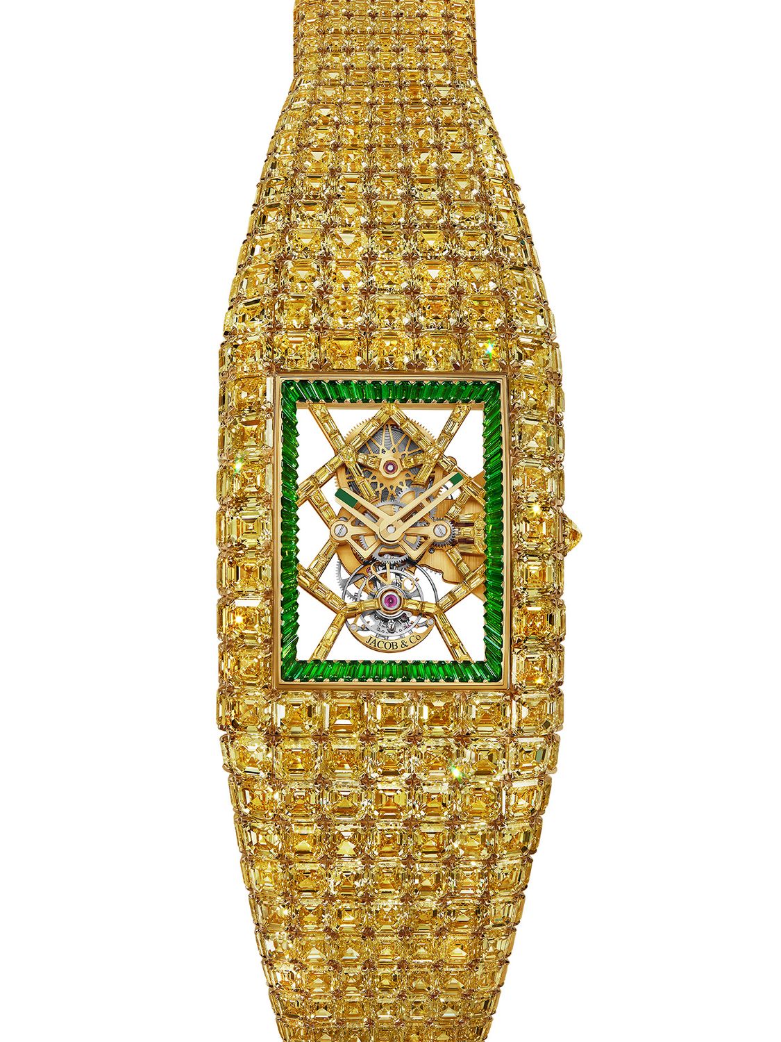 Jacob & Co. Billionaire Timeless Treasure Yellow Gold on Bracelet - Exquisite Timepieces