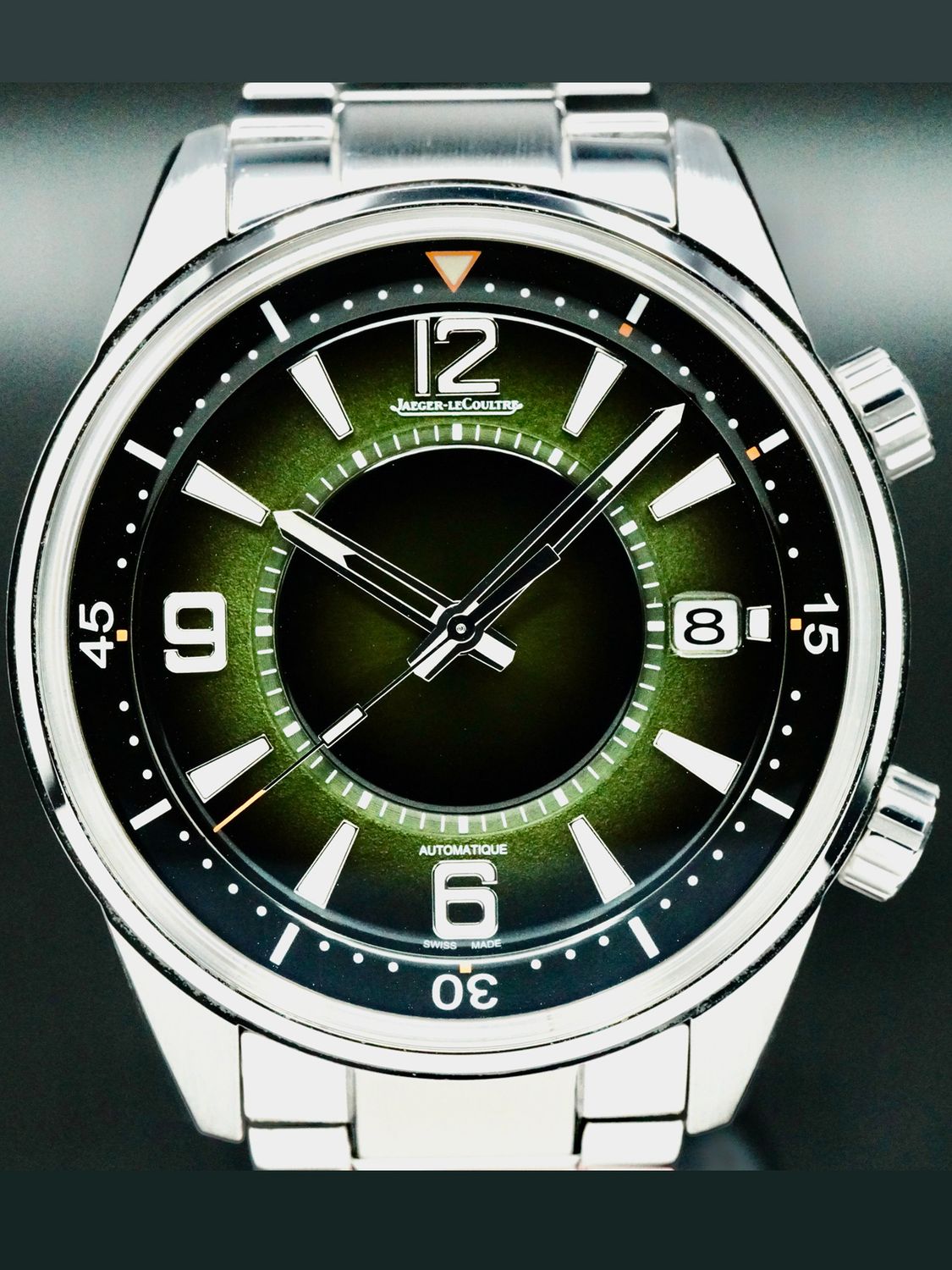 Jaeger LeCoultre Q906863J Polaris Date with Green Dial - Exquisite ...