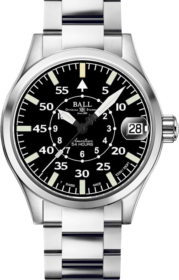 Ball NM3500C-S4-BK Engineer Master II Normandy 45mm Black Dial ...