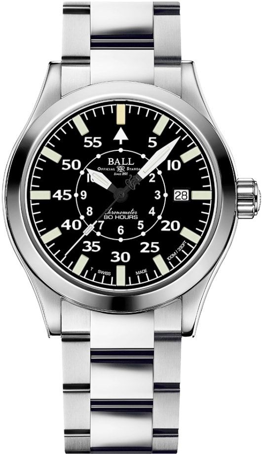 Ball NM2032C-S2C-BK Engineer M Normandy 40mm Black Dial - Exquisite ...