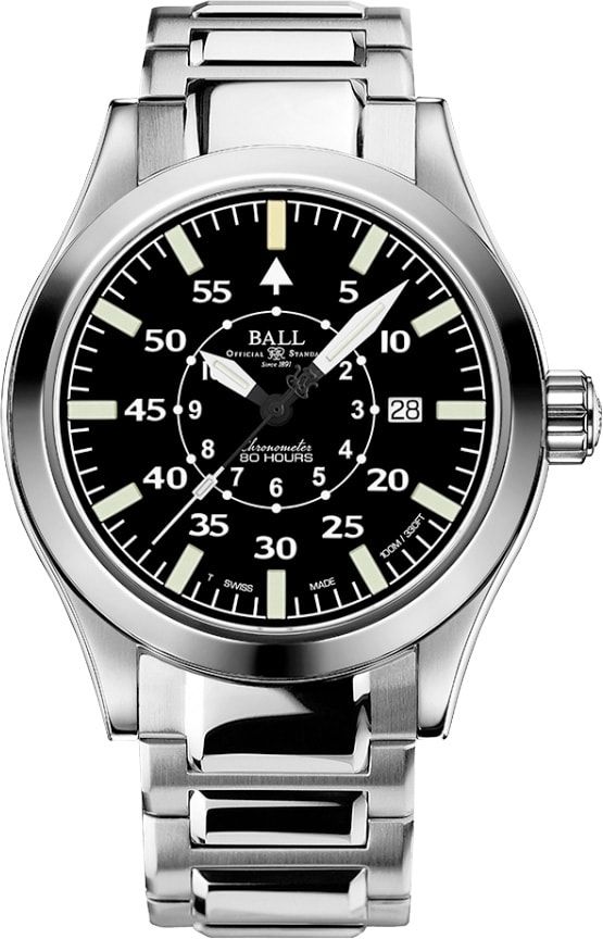 Ball NM2128C-S4C-BK Engineer M Normandy 43mm Black Dial - Exquisite ...