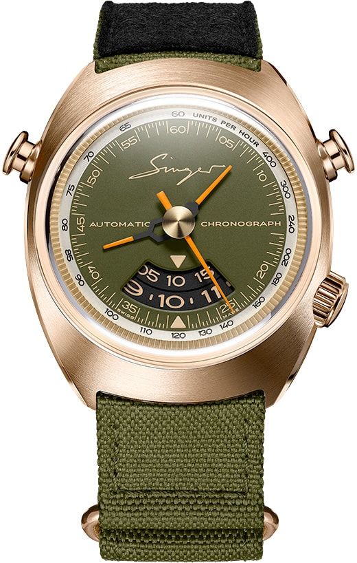 Singer Reimagined 1969 Bronze Chronograph SR203