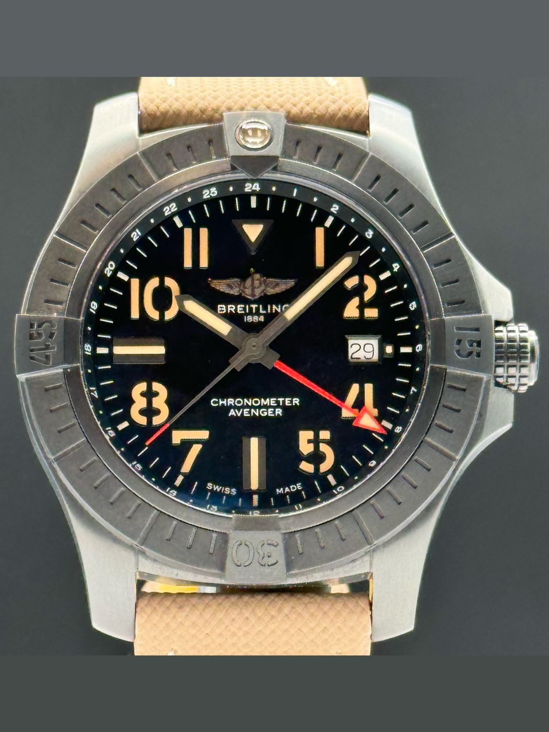 Breitling V32395101131X3 Avenger Automatic GMT 45 - Exquisite Timepieces