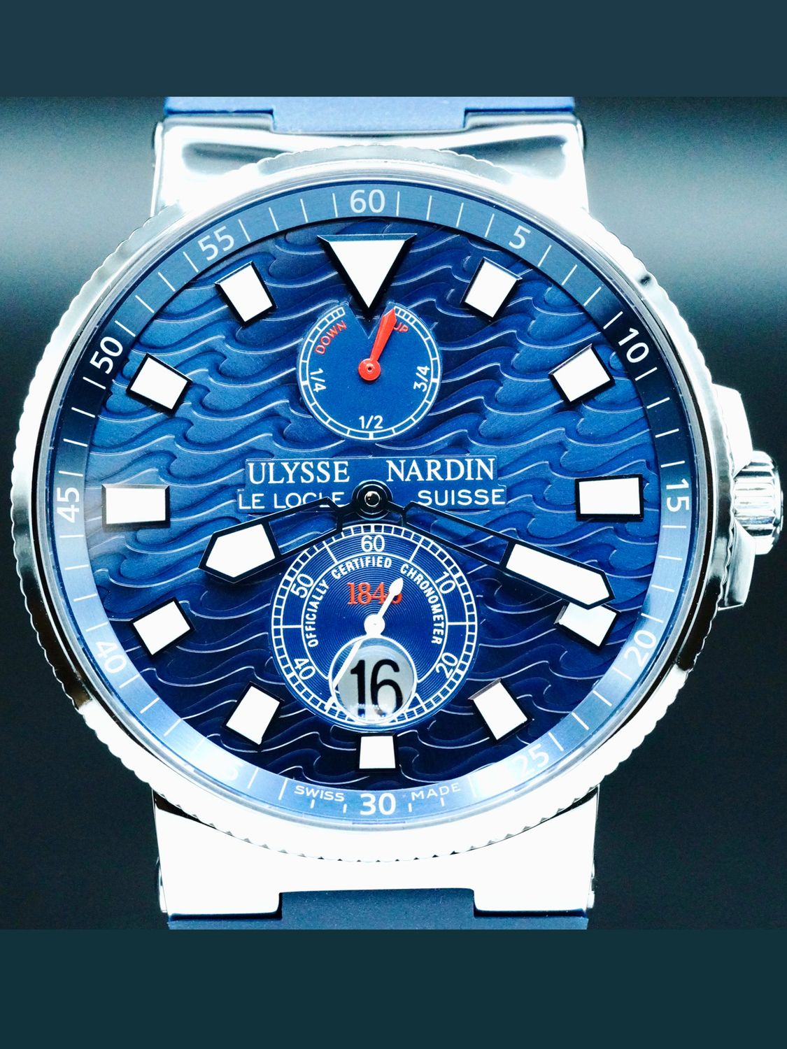 Ulysse Nardin 263-68 Maxi Marine Diver Blue Limited Edition - Exquisite Timepieces