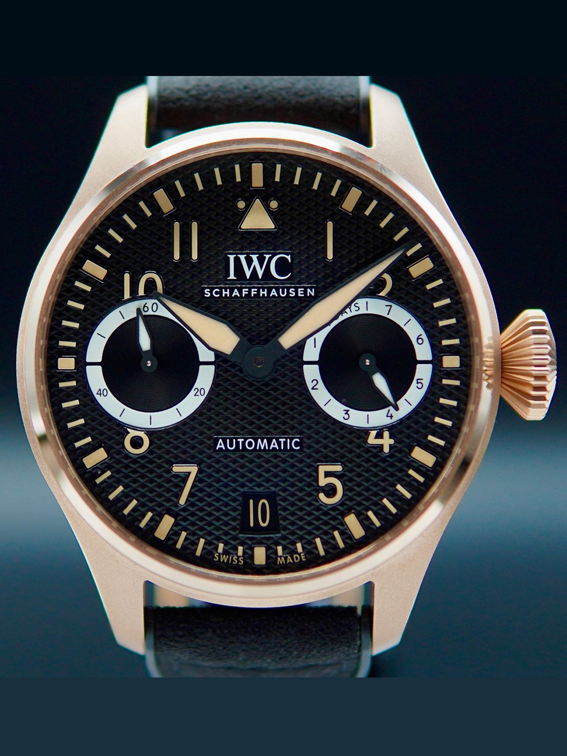 IWC IW501201 Big Pilot Mercedes AMG G63 Rose Gold Black Dial ...