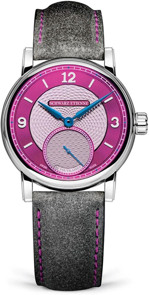 Schwarz Etienne Roma Synergy Pink-Purple Dial (39mm) - Exquisite Timepieces