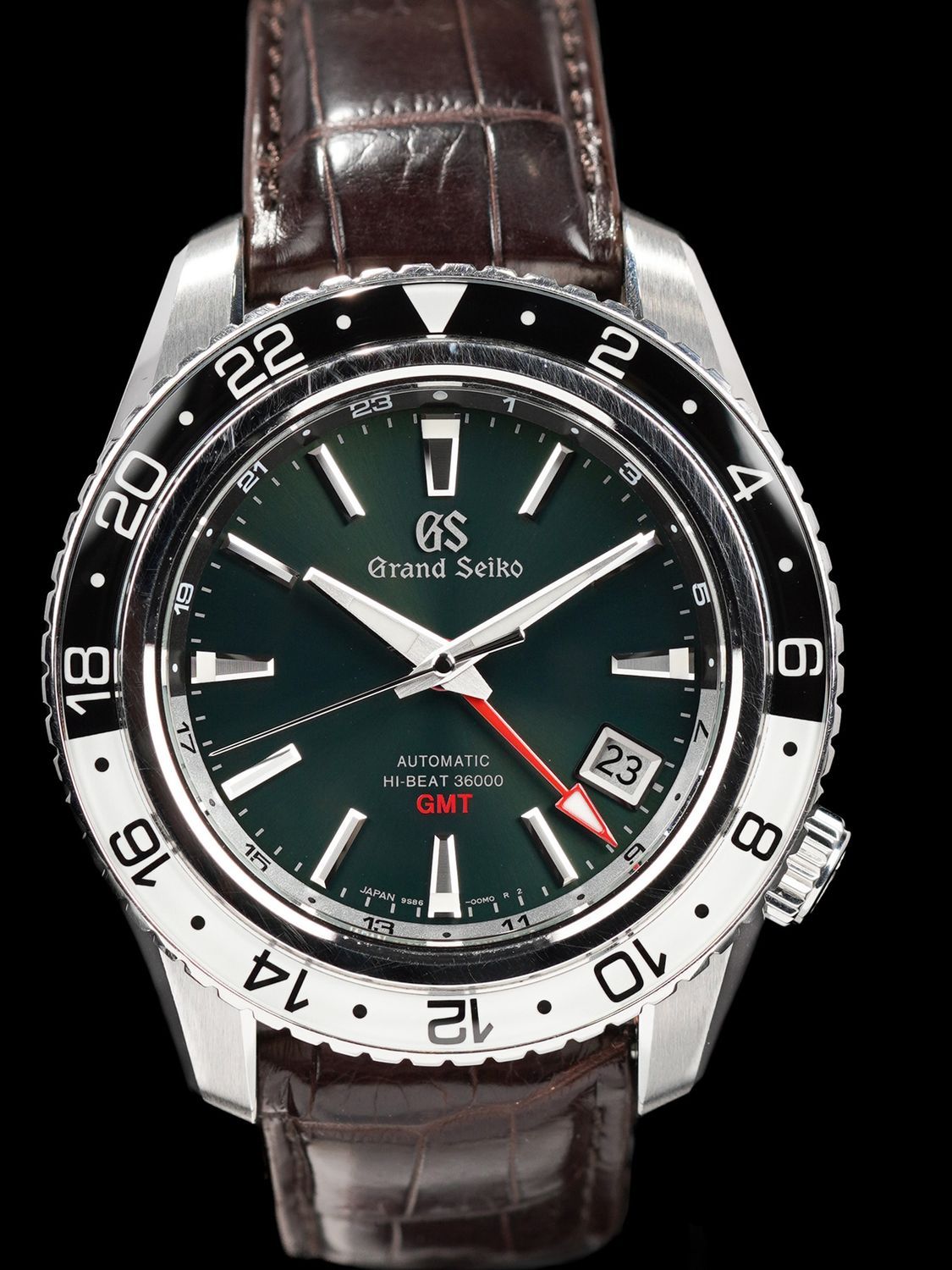 Grand Seiko SBGJ239 Sport Hi-Beat GMT Green And White - Exquisite ...