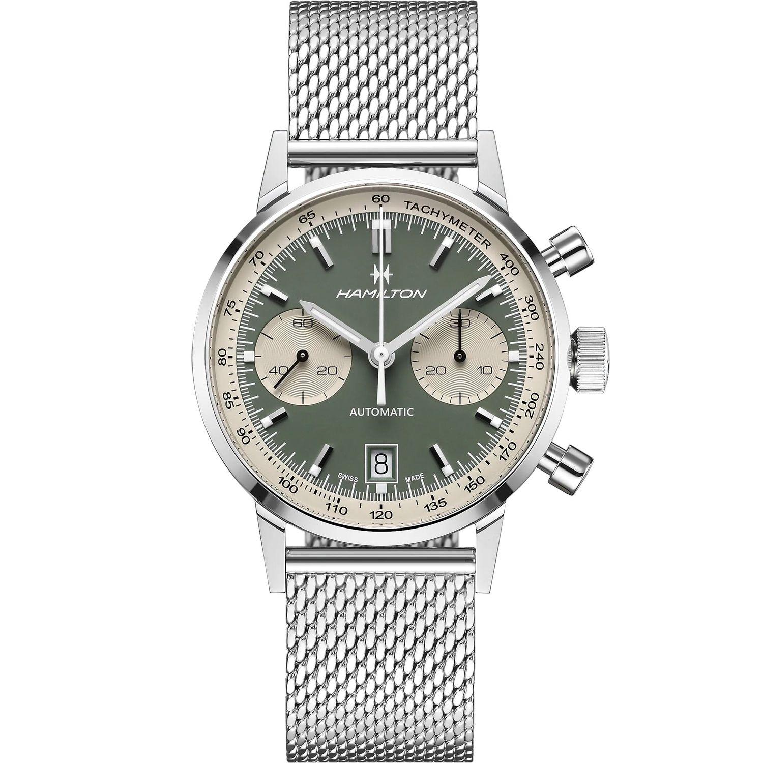 Hamilton H38416160 American Classic Intra-Matic Auto Chrono 40mm ...