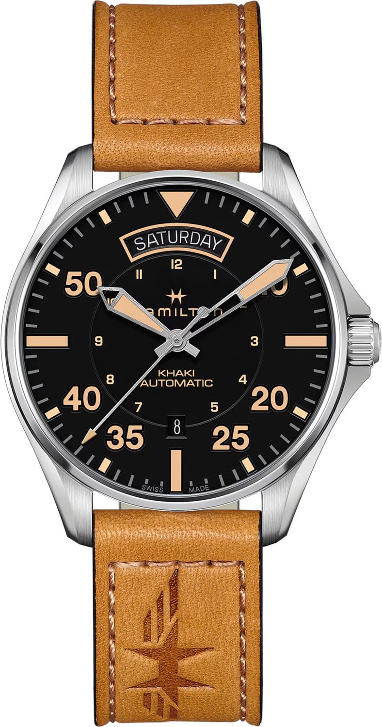 Hamilton H64645531 Khaki Aviation Day Date Auto 42mm - Exquisite Timepieces