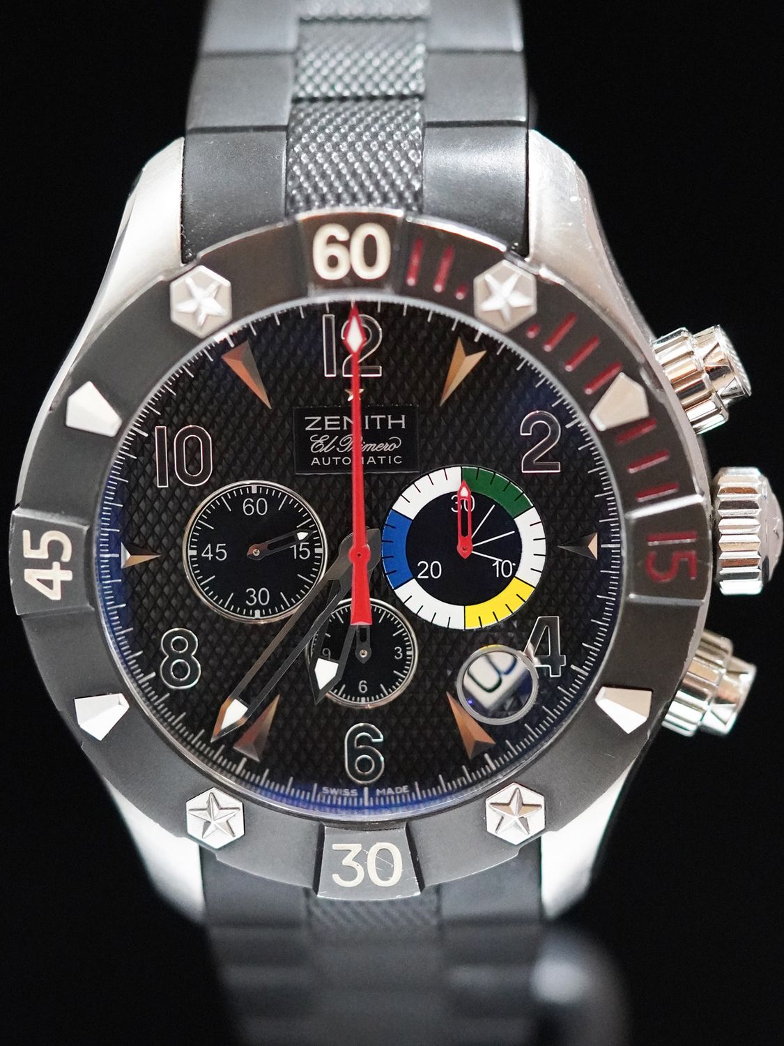 Zenith 03.0526.4000 El Primero Defy Black Dial - Exquisite Timepieces