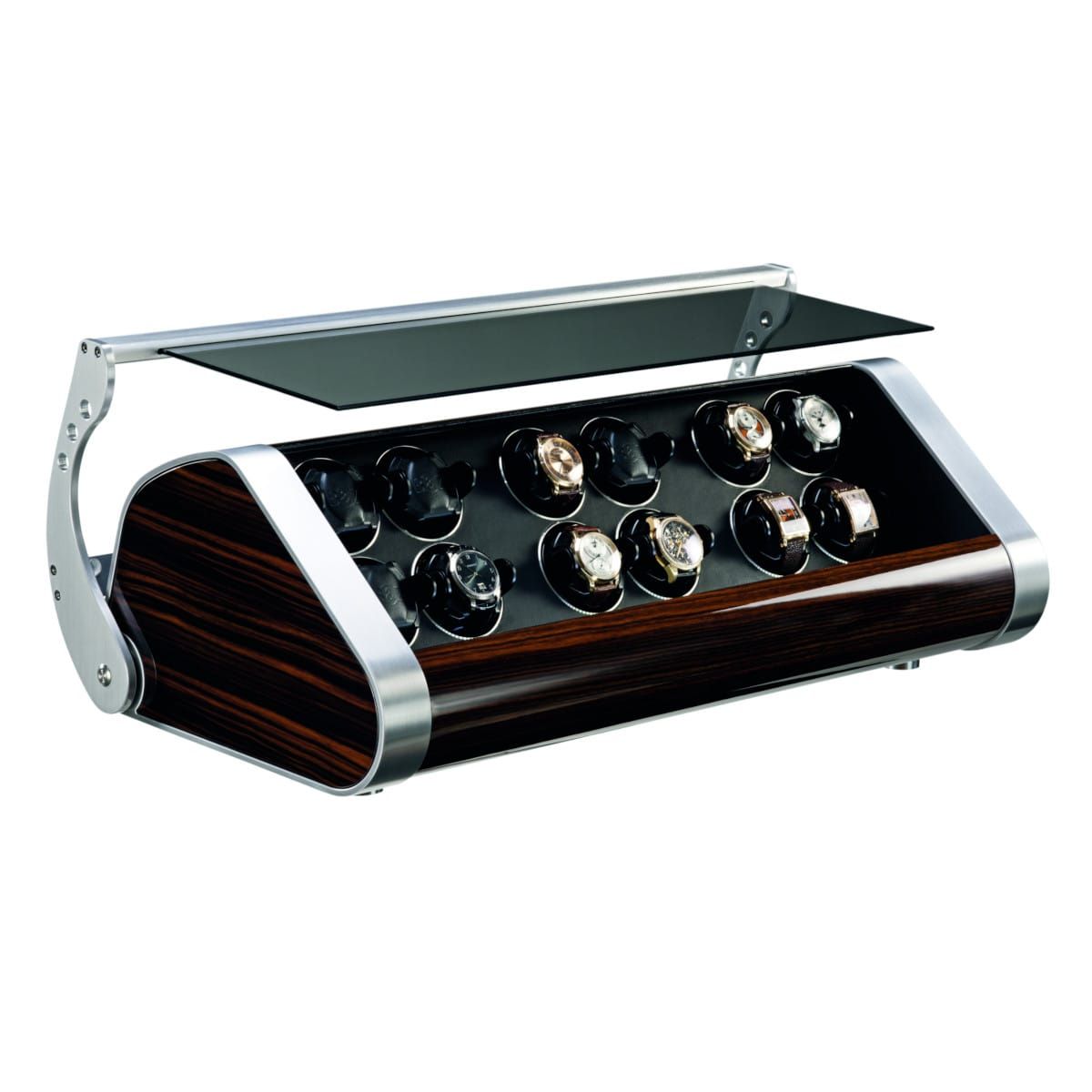 Buben & Zorweg REVOLUTION 12 Macassar Watch Winder - Exquisite Timepieces