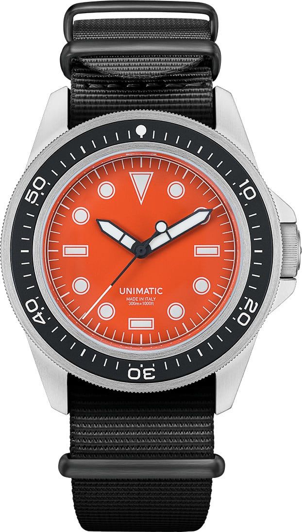 Unimatic U1-PD3-OR Modello Uno ProDiver Orange - Exquisite Timepieces