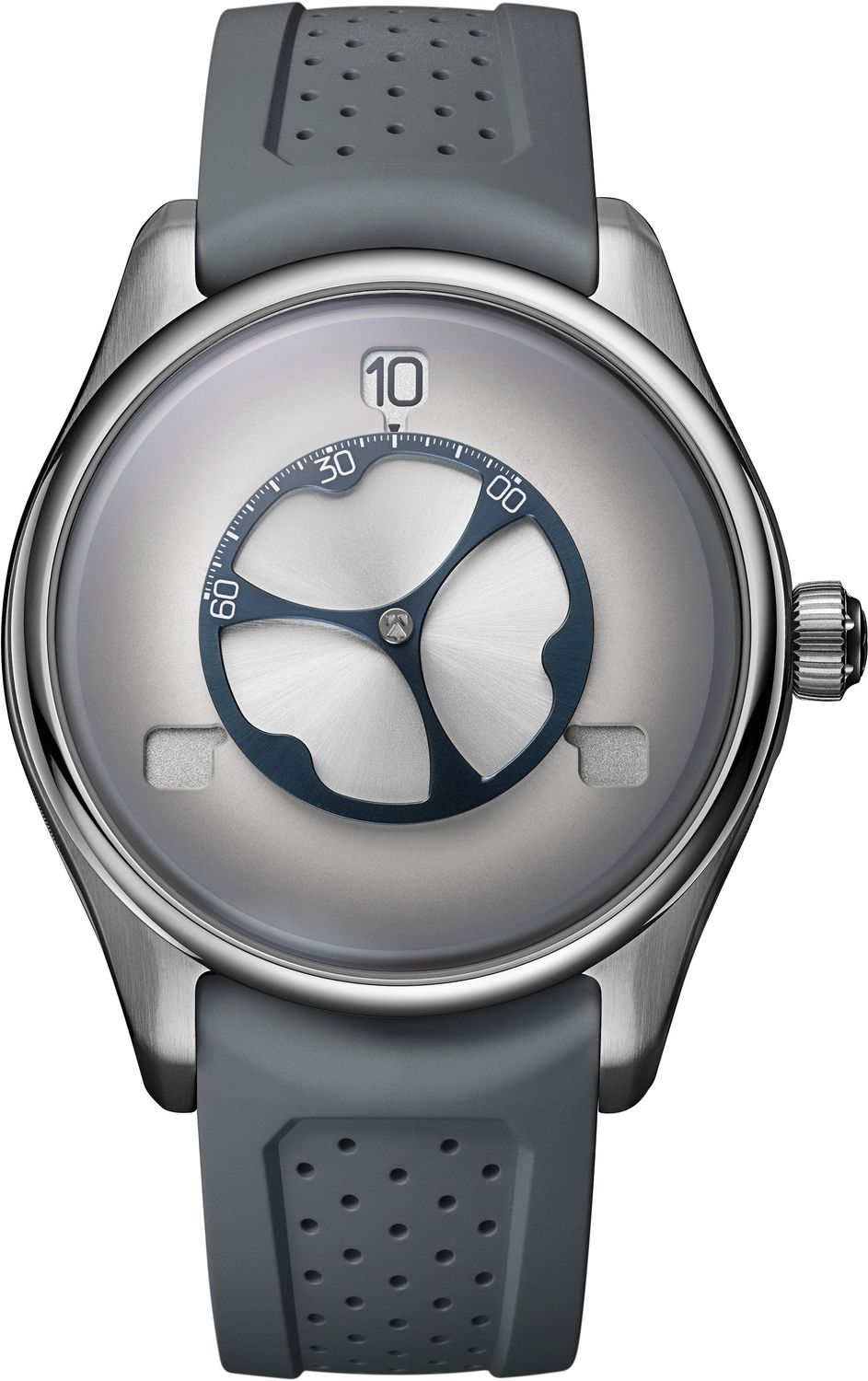 H. Moser & Cie. 3240-1200 Flying Hours White Fumé Dial- Exquisite ...