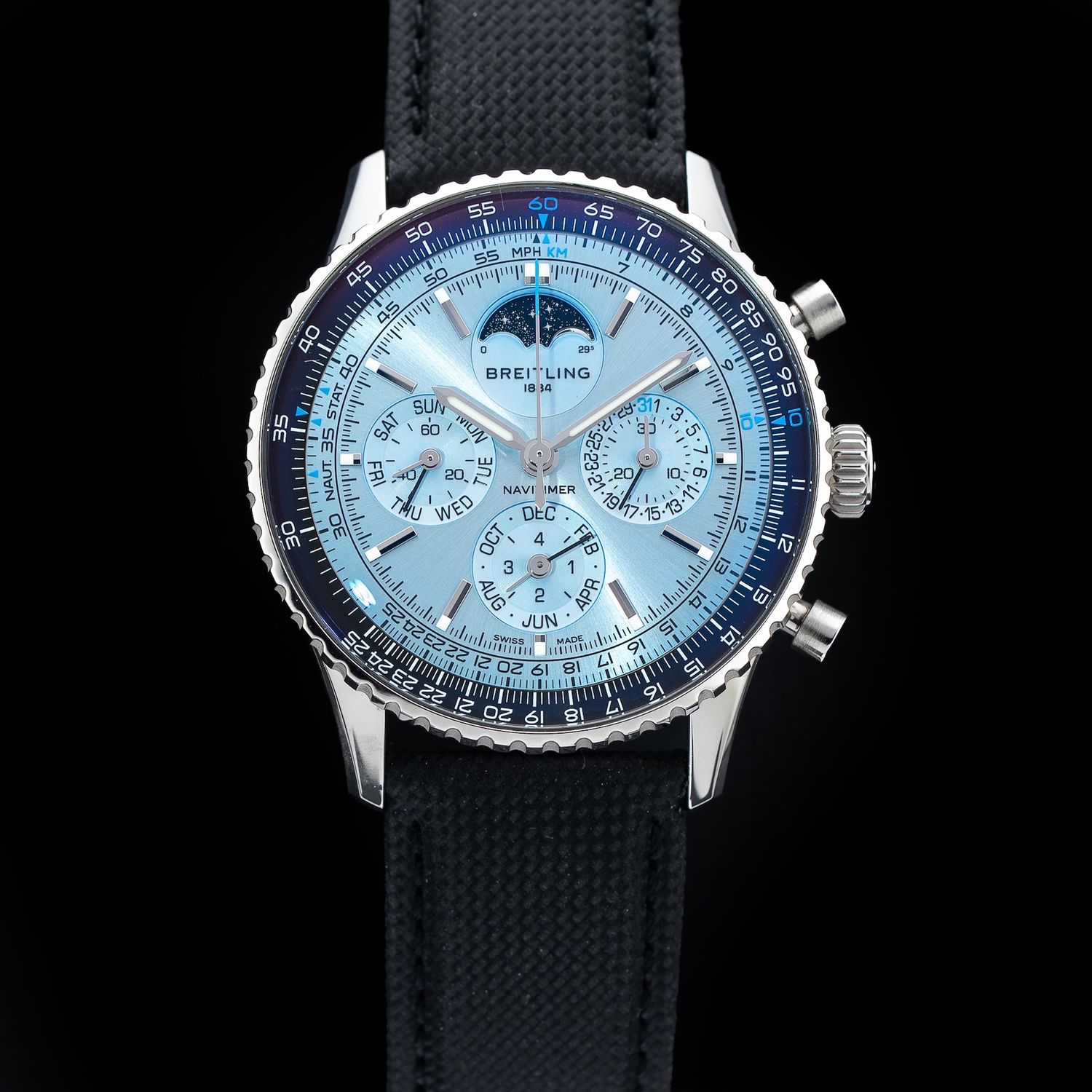 Breitling Navitimer PB1920 B19 Chronograph 43 Perpetual Calendar ...
