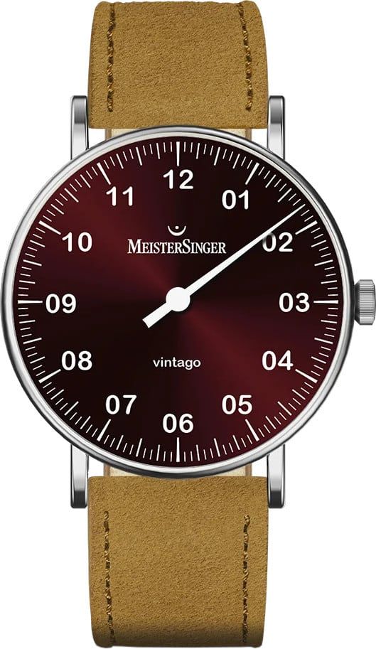 Meistersinger EDVT-RedBar Vintago Red Wine - Exquisite Timepieces