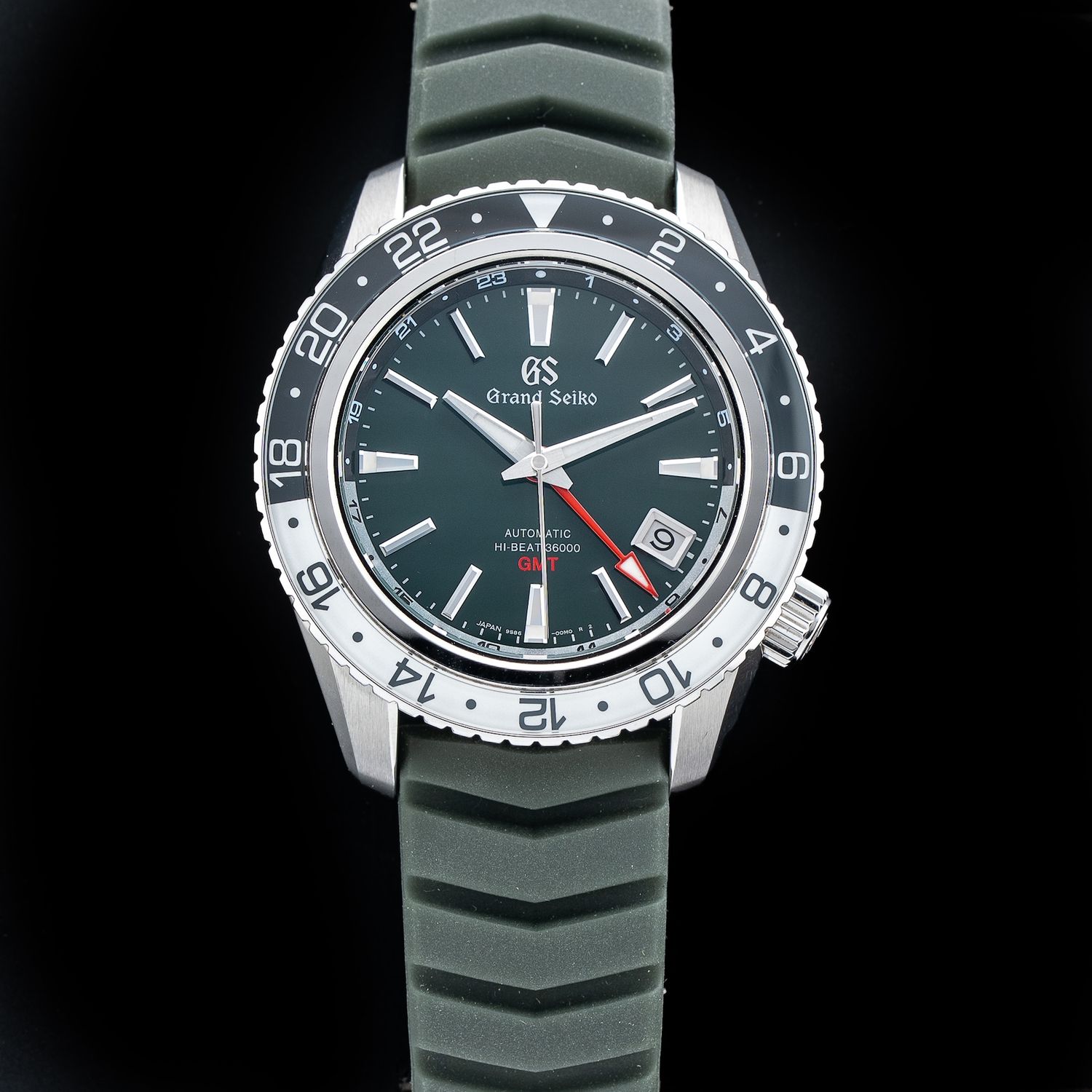Grand Seiko SBGJ239 Sport Hi-Beat GMT Green And White - Exquisite ...