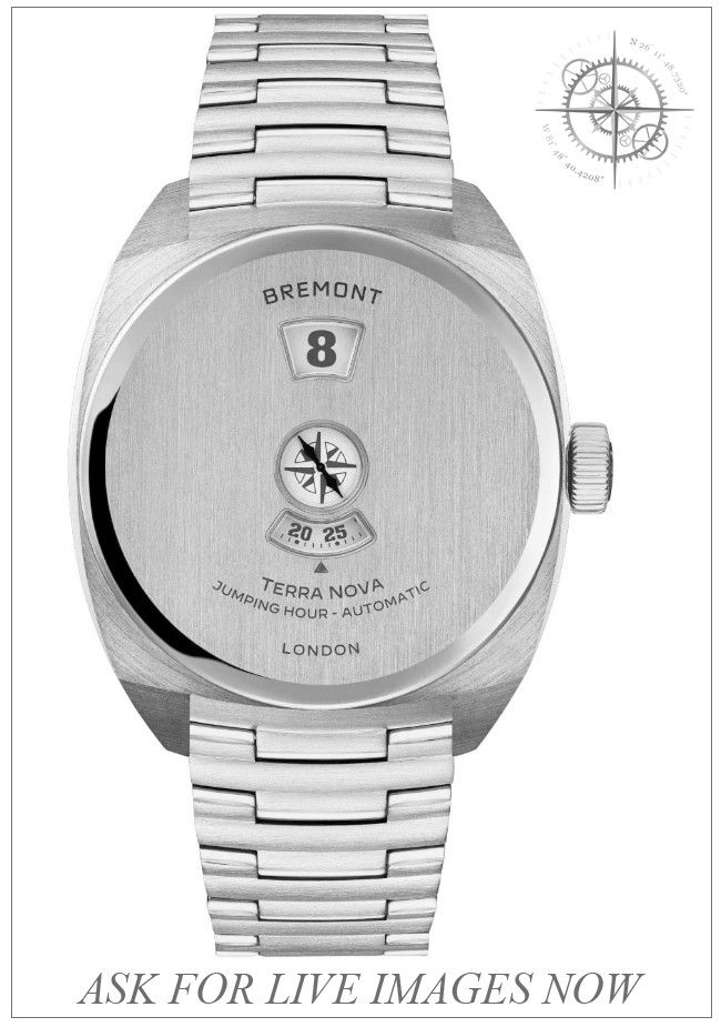 Bremont TN38-JH-BZ-CC-B Terra Nova Jumping Hour Bronze On Bracelet ...