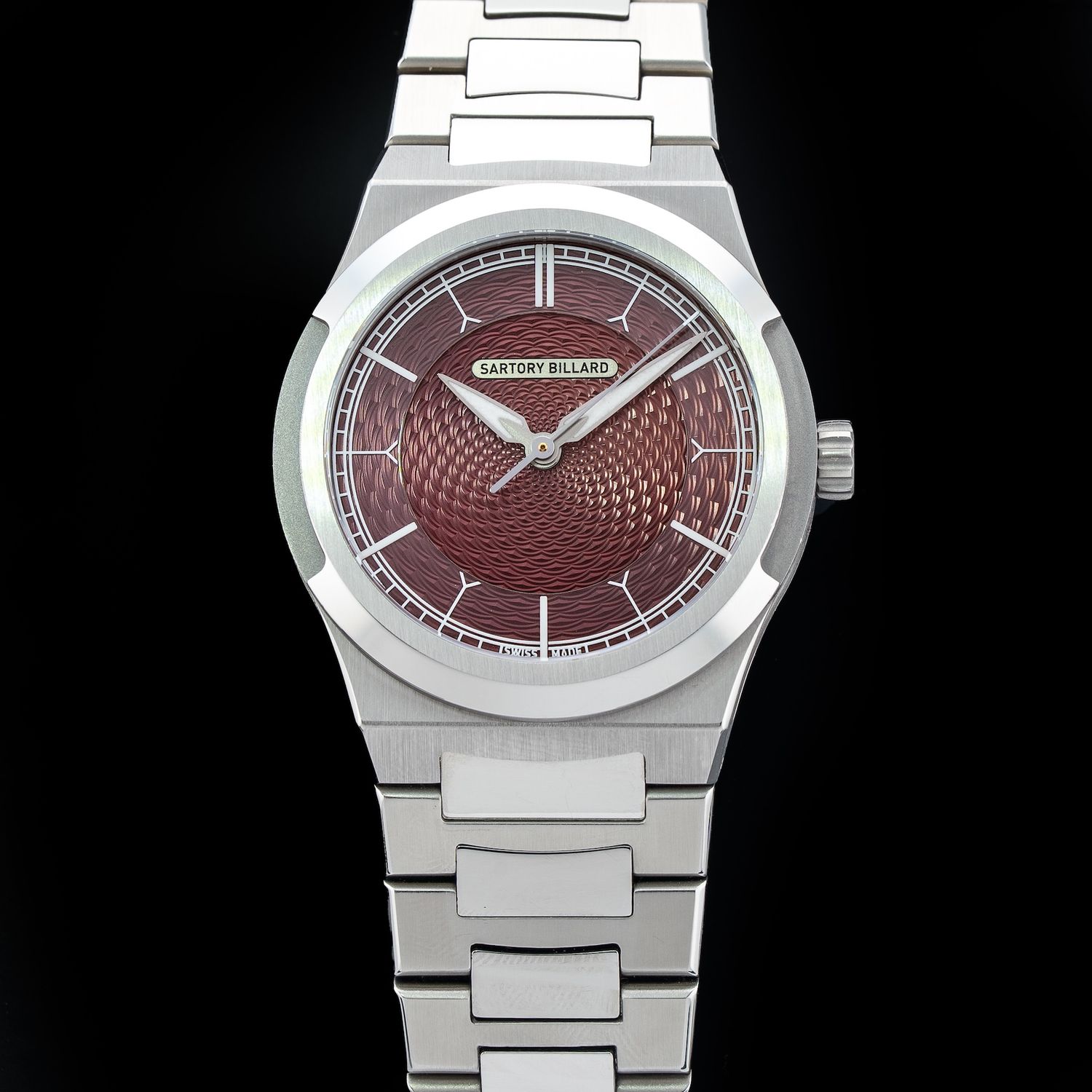 Sartory Billard RGM Plum Rose Engine Guilloche - Exquisite Timepieces