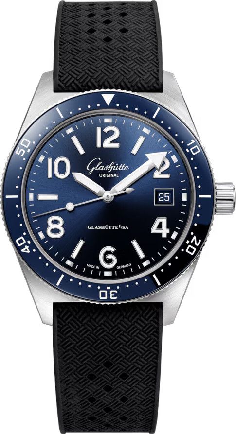 Glashütte Original 1-39-11-09-81-33 SeaQ On Rubber Strap - Exquisite ...