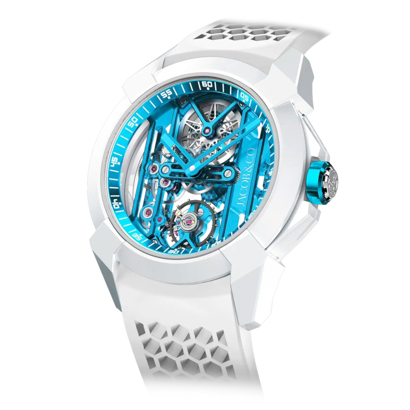 Jacob & Co. Epic X Ceramic Electric Blue EX115.95.AM.AA.ABRUA ...