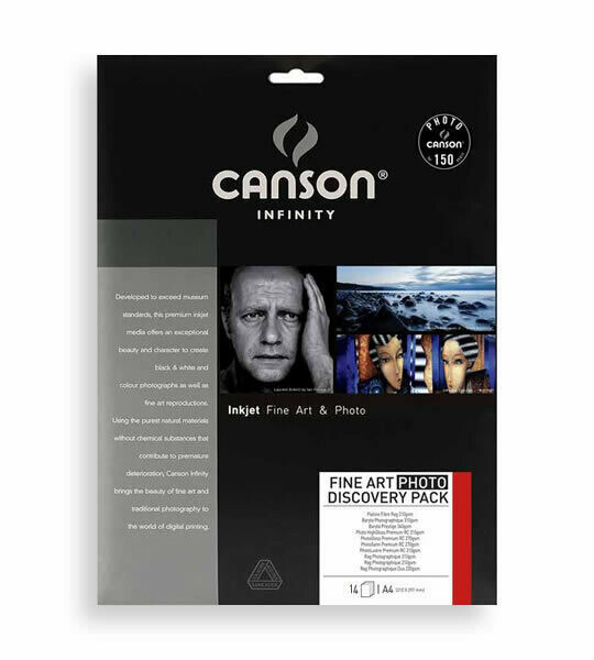 Canson Infinity Fine Art Photo Discovery Pack (A4, 10 sheets)