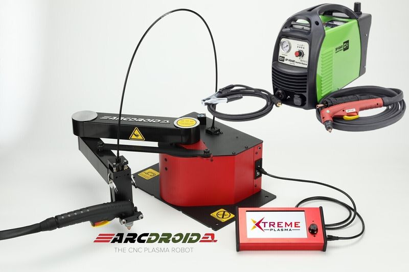 ArcDroid CNC Plasma Robot & SIP HG600 45Amp Plasma Cutter