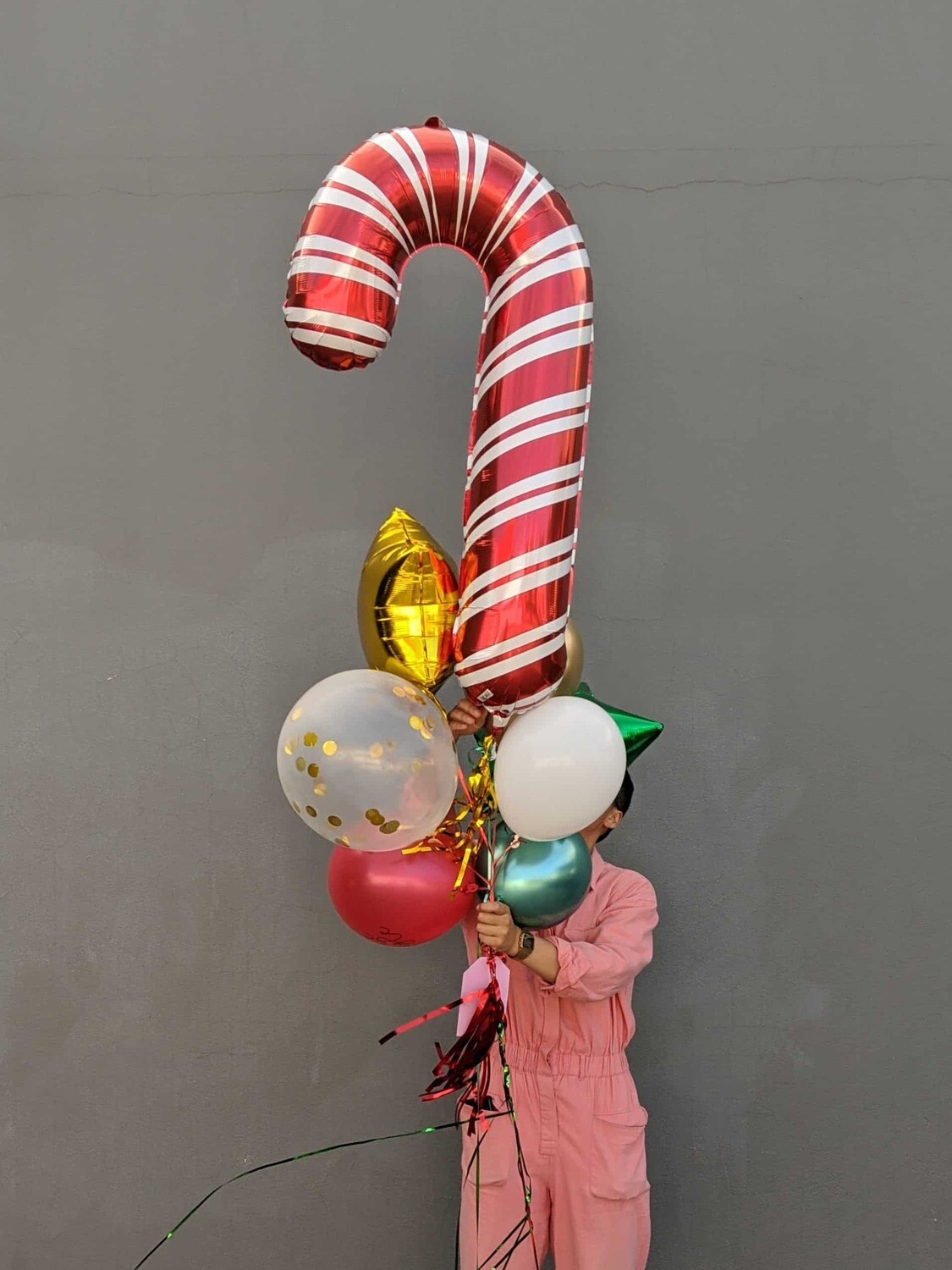 Christmas Candy Cane Helium Balloons Delivery Perth, Bunches & Bouquets ...