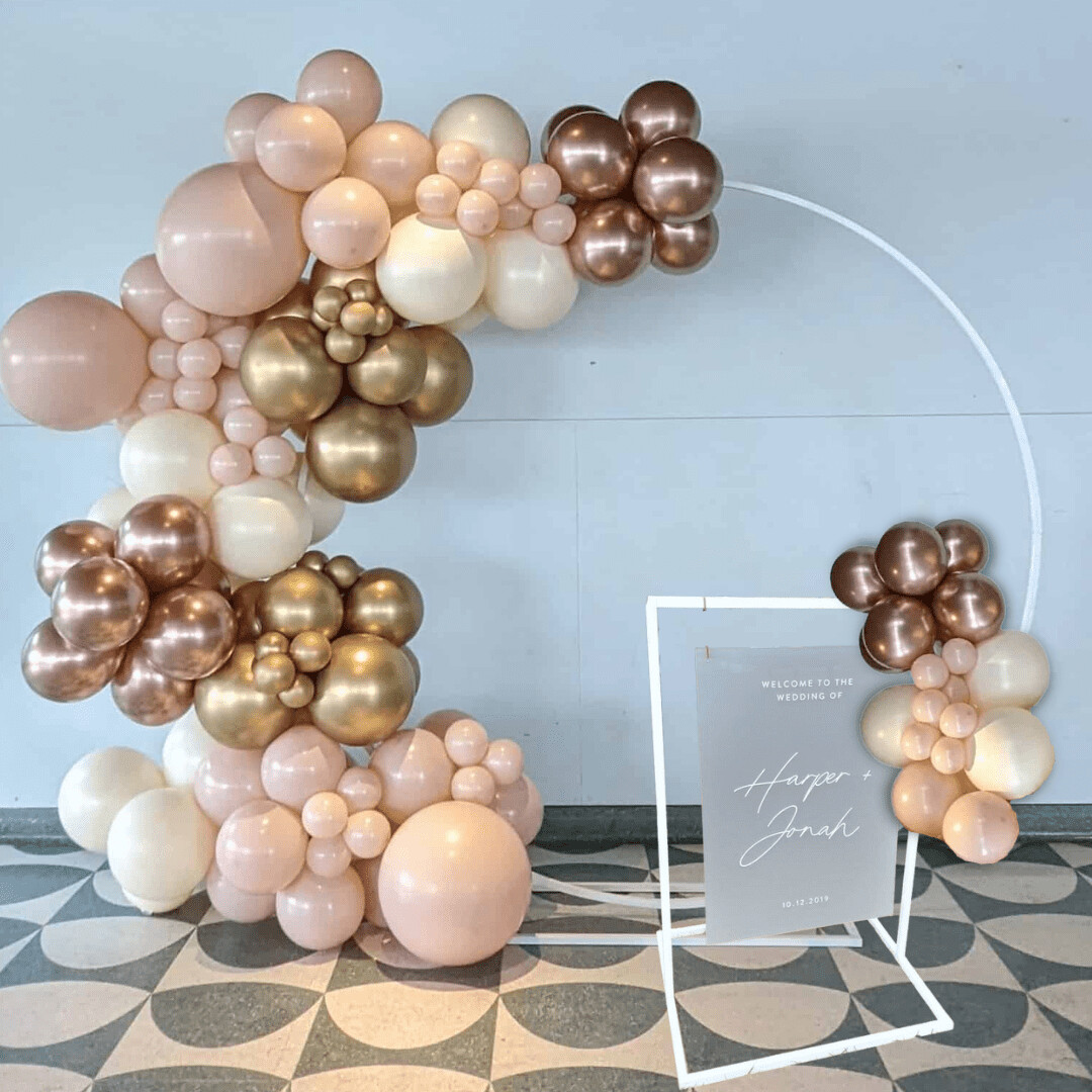 Garland and Sign Balloon Garland Package, frame, custom signage, Perth ...