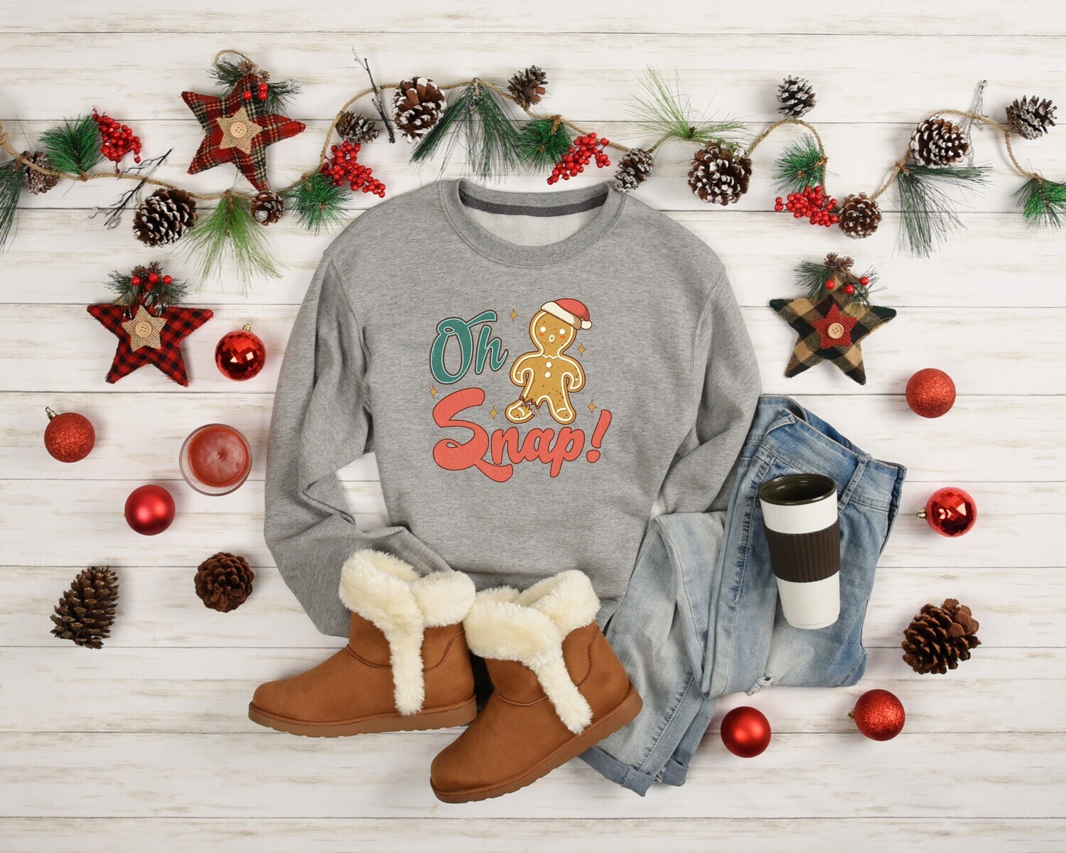 Gingerbread Themed DTF Transfers