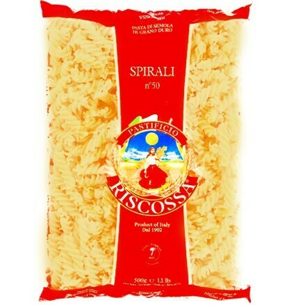 RISCOSSA FUSILLI PASTA (SPIRALI) - 500g
