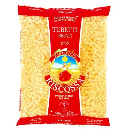 500g RISCOSSA PASTA TUBETTI RIGATE