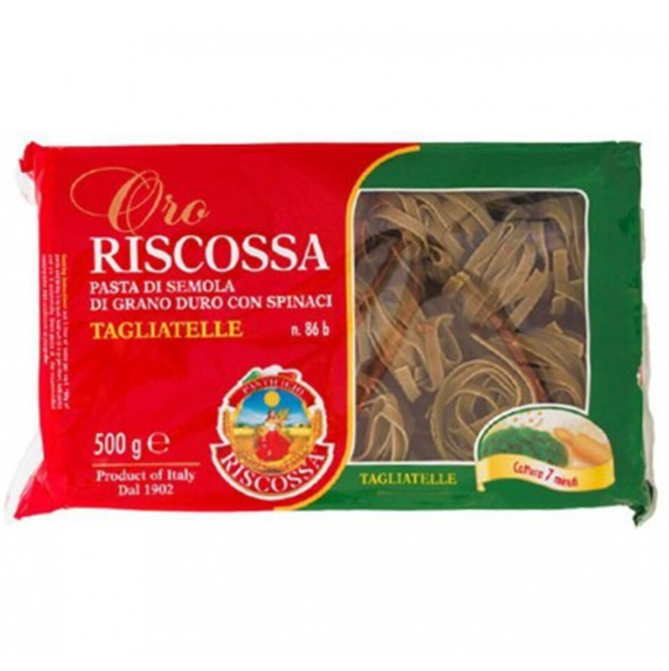 RISCOSSA TAGLIATELLE VERDE - 500gr